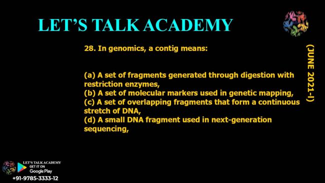 Understanding Contigs in Genomics: Definition and Significance - CSIR ...