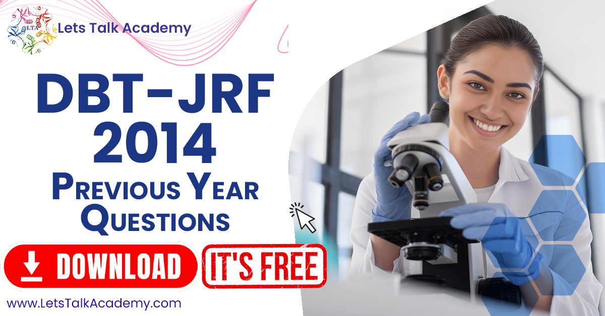 DBT BET JRF 2014 Life Science Question Paper PDF Download - CSIR NET ...