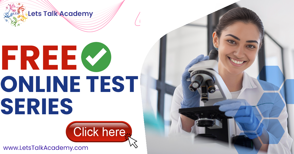 CSIR NET Life Science Online Test Series | Let's Talk Academy