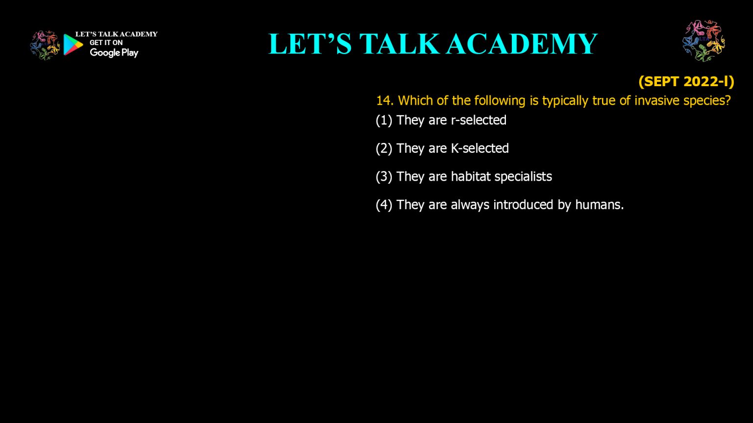 Are Invasive Species r-Selected? Understanding the Life Strategies ...