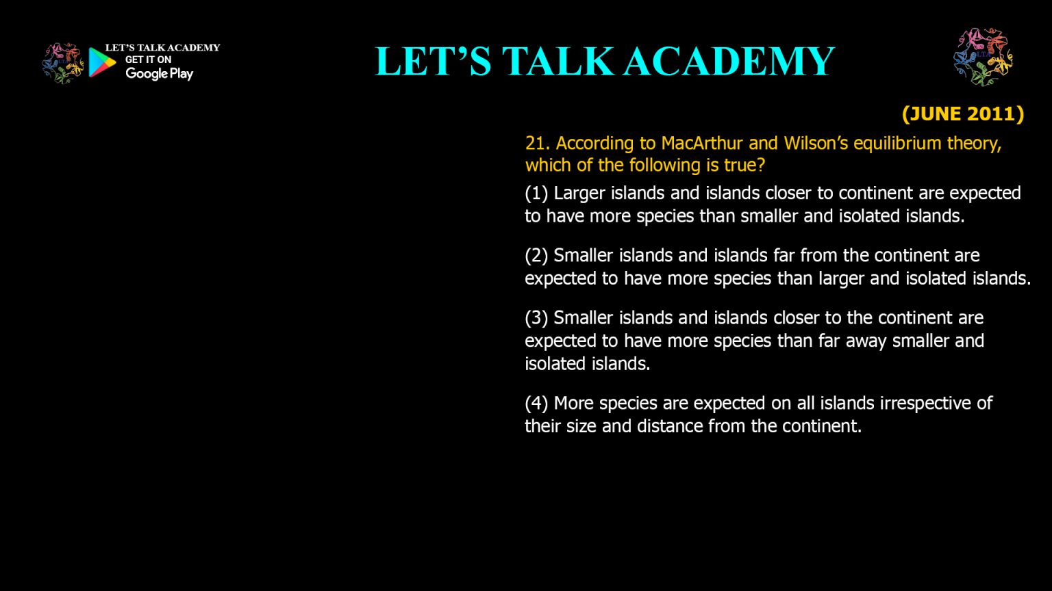 Island Size and Proximity: The Foundations of MacArthur and Wilson’s ...