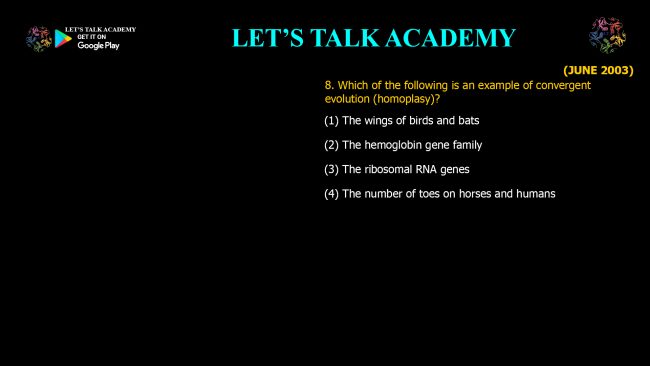 Convergent Evolution Explained: Why Bird and Bat Wings Are a Classic ...