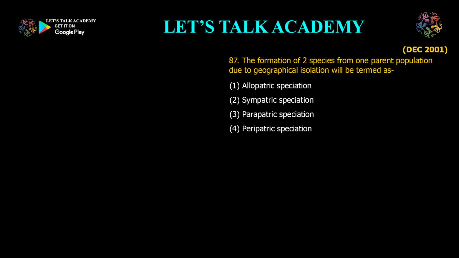 Allopatric Speciation: How Geographical Isolation Leads to the ...