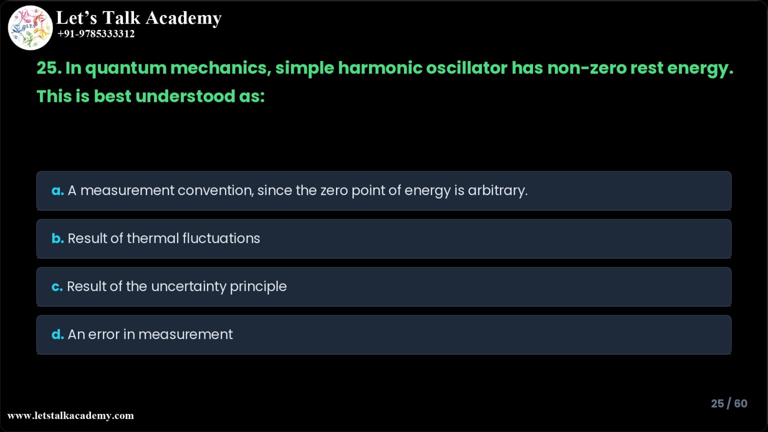 Quantum Harmonic Oscillator Non-Zero Rest Energy Uncertainty Principle ...