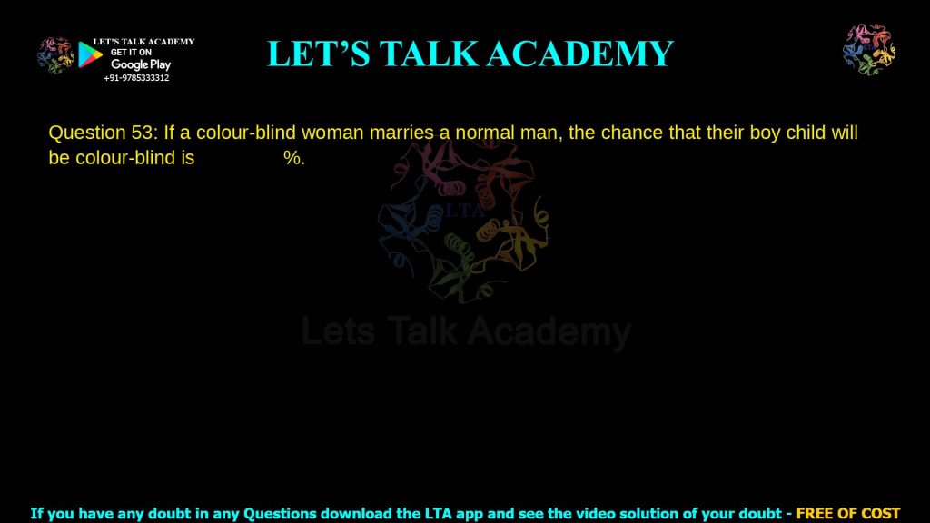 Colour-Blind Woman Marries Normal Man - CSIR NET LIFE SCIENCE COACHING ...