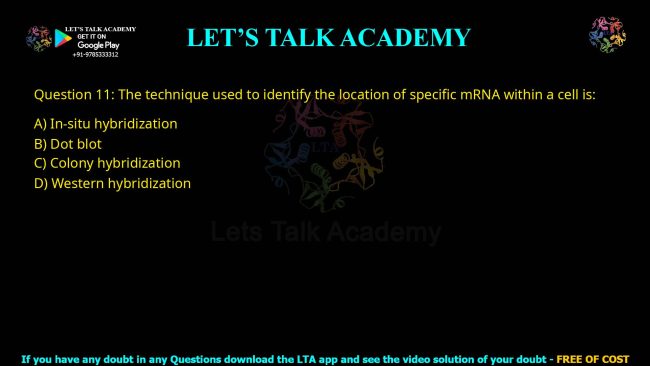 Colony Hybridization Technique - CSIR NET LIFE SCIENCE COACHING | NTA ...