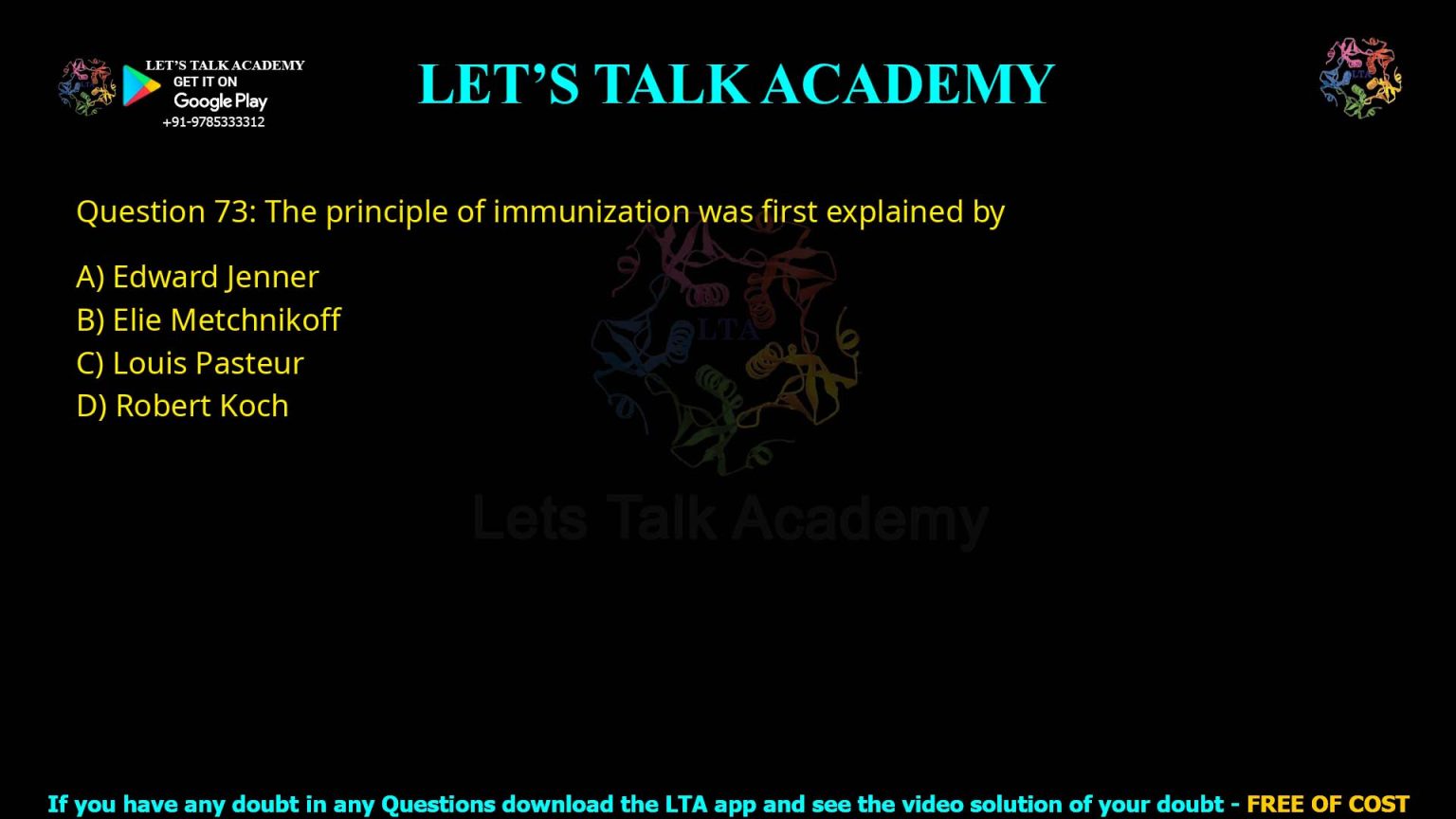 Edward Jenner Smallpox Vaccine History - CSIR NET LIFE SCIENCE COACHING ...