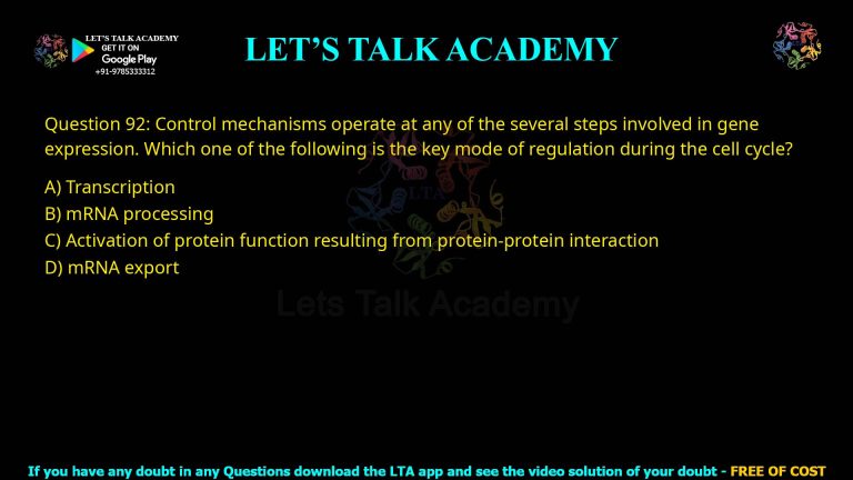 Cell Cycle Regulation Protein-Protein Interaction - CSIR NET LIFE ...
